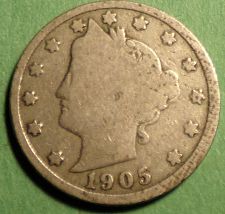 1905 Liberty Head "V" Nickel Coin Value Prices, Photos & Info