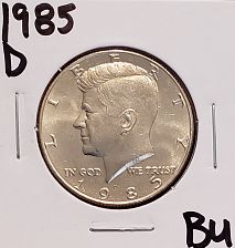 1985 D Kennedy Half Dollar Coin Value Prices, Photos & Info