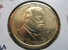 2012 D Presidential Dollar Grover Cleveland Golden Dollar Coin Value ...