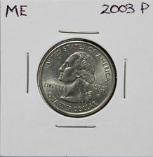 2003 P Maine State Quarter Coin Value Prices, Photos & Info