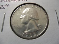1963 Washington Silver Quarter Coin Value Prices, Photos & Info