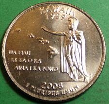 2008 D Hawaii State Quarter Coin Value Prices, Photos & Info