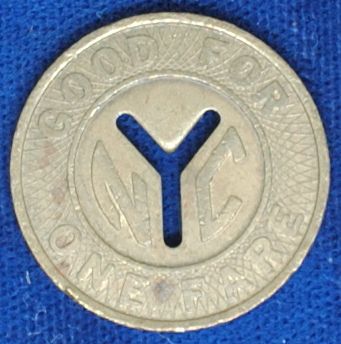 NYC Transit Authority Fare Token - For Sale, Buy Now Online - Item #511091