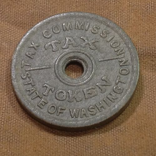 1941 State of Washigton sales tax token - For Sale, Buy Now Online ...