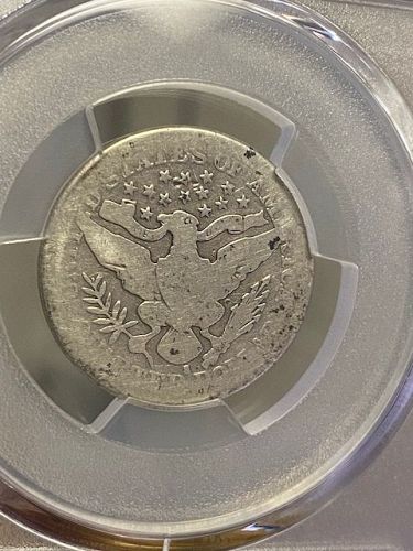 **MAJOR KEY DATE** 1901-S BARBER HEAD SILVER QUARTER PCGS GENUINE ...