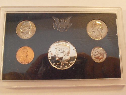1970 US Proof Set with Small Date Lincoln Cent (SET 1) - For Sale, Buy ...