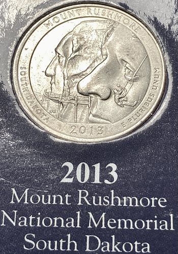 2013 P Mount Rushmore America The Beautiful Quarters - For Sale, Buy ...