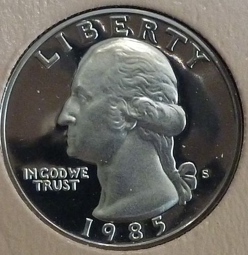 1985-S PROOF Washington Quarter ( 35-F ) - For Sale, Buy Now Online ...