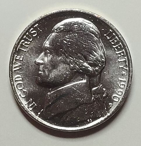 1990-P Jefferson Nickel MS-64 (Near Gem) SHARP STRIKE - For Sale, Buy ...