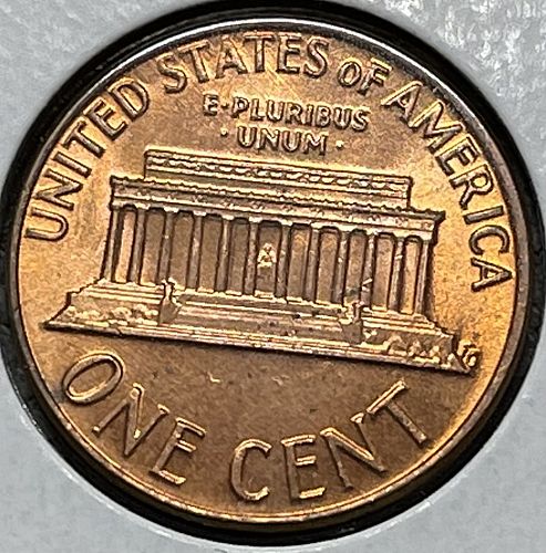 1975-D High Grade Brilliant Uncirculated MS60+ Lincoln Memorial US ...