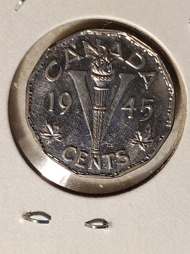 1945 Canadian 5 Cents - For Sale, Buy Now Online - Item #680446
