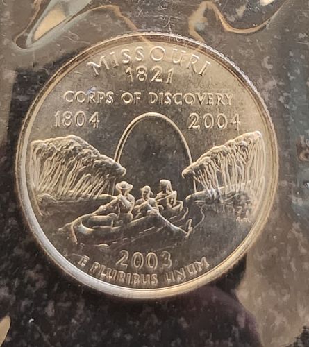 2003-D Missouri State Quarter - BU In Original Mint Cello - For Sale ...