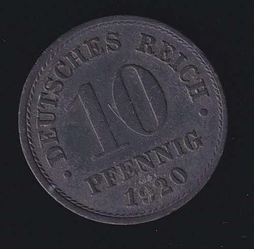 GERMANY Empire - KM26 10 Pfennig 1920 XF45 - For Sale, Buy Now Online ...