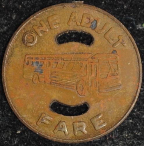 Cincinnati Transit (Cincinnati, Ohio) Adult Fare Token OH 165AE - For ...