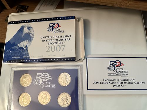 2007 US Mint Quarter Set - For Sale, Buy Now Online - Item #709903
