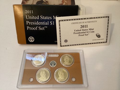 2007-2016 S Presidential Dollar Proof Sets Complete In US Mint ...