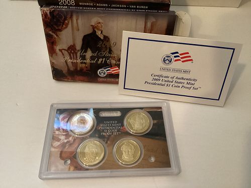 2007-2016 S Presidential Dollar Proof Sets Complete In US Mint ...