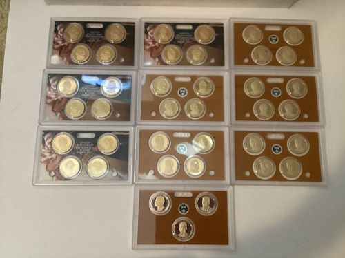 2007-2016 S Presidential Dollar Proof Sets Complete In US Mint ...