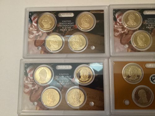 2007-2016 S Presidential Dollar Proof Sets Complete In US Mint ...