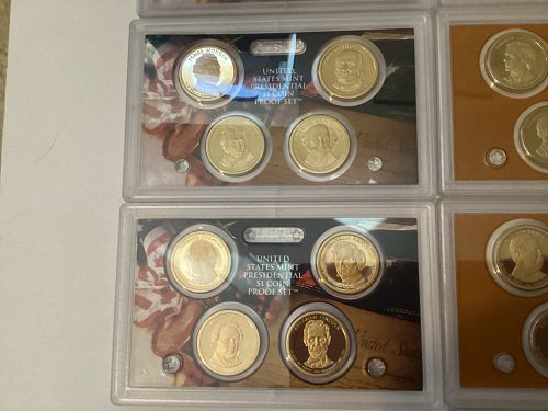 2007-2016 S Presidential Dollar Proof Sets Complete In US Mint ...