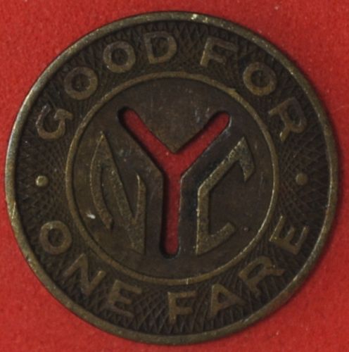 New York Transit Authority (NYC, NY) Fare Token NY 630AO - For Sale ...