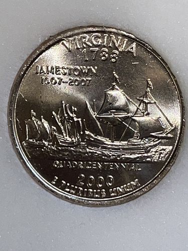 Virginia State Quarter 2000 P - For Sale, Buy Now Online - Item #744742