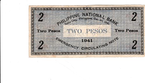 1941 PHILIPINES TWO (2) Pesos National Bank - For Sale, Buy Now Online ...