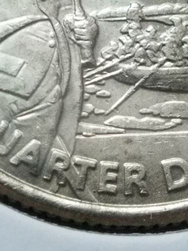 2021 P Crossing the Delaware Washington Quarter DDR Die Chip CUD - For ...