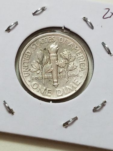 2000 P Roosevelt Dime Double Off Center - For Sale, Buy Now Online ...