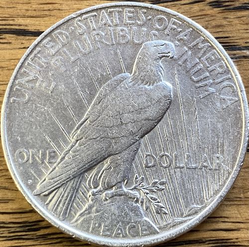 1927D peace dollar with extremely fine details - For Sale, Buy Now ...