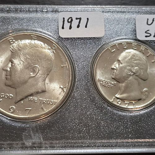 US 1971- Mint Set Coins in Whitman Display Case - Birthday/Christmas ...