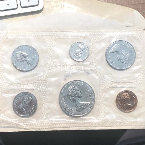1979 Canadian Proof set of 6 beautiful coins in original envelop - For ...