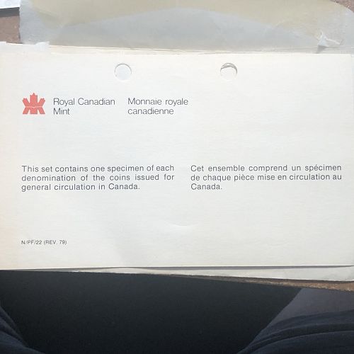 1979 Canadian Proof set of 6 beautiful coins in original envelop - For ...