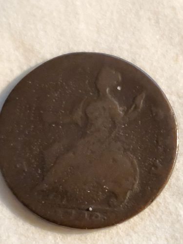 1740 Great Britain Half Penny - For Sale, Buy Now Online - Item #810084
