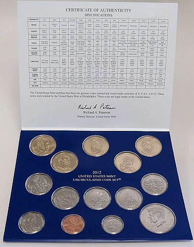 2012 P AMERICA THE BEAUTIFUL QUARTER SET - ALL 5 QUARTERS - For Sale ...