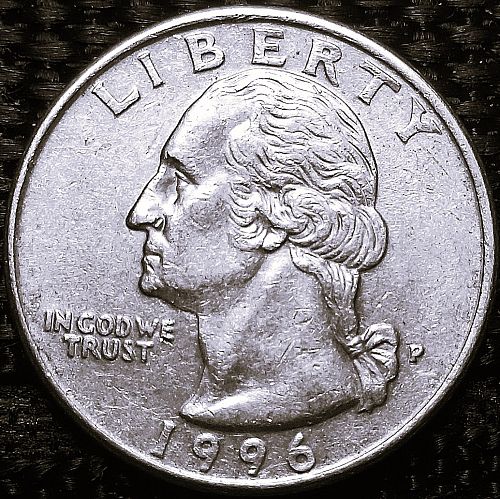 1996-P Washington Quarter Double Error coin - For Sale, Buy Now Online ...