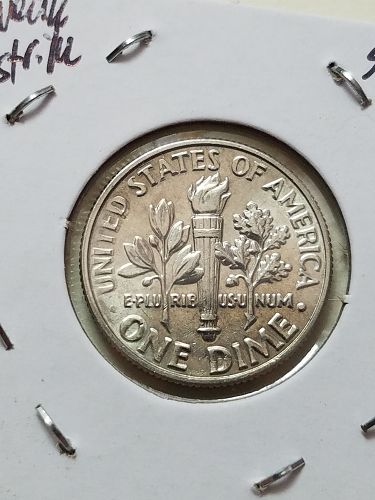 2023 D Roosevelt Dime Weak Strike Through Grease Die Error - For Sale ...