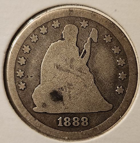 1888-S Seated Liberty quarter - For Sale, Buy Now Online - Item #835718