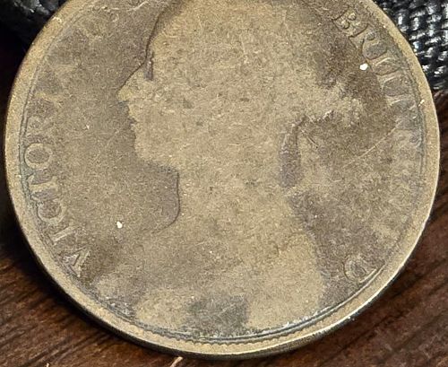 1892 Great Britain Penny Queen Victoria Coin - True Historical Gem ...