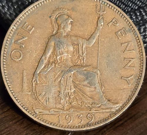 1939 One Penny Coin George VI As Pictured - Collectable Old British ...