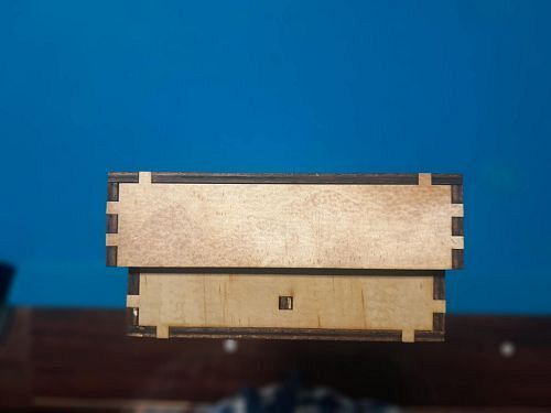 Coin Flip Storage Box KIT (~3/16 inch wall thickness) Wooden Double Row ...