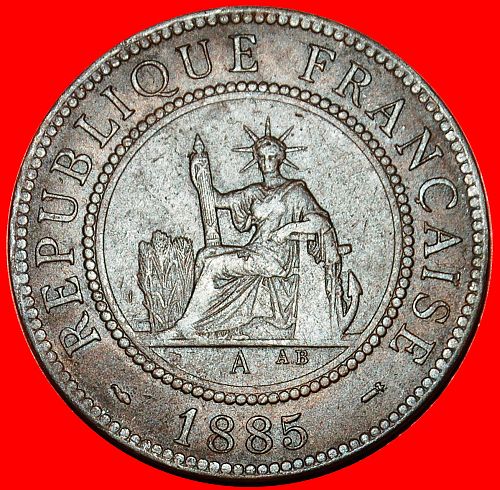 FRANCE (1885-1894): INDOCHINA ★ 1 CENT 1885A UNCOMMON! - For Sale, Buy ...