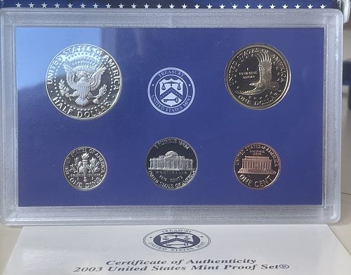 2003-S US Mint Proof Set ~ Original Mint Packaging & COA Included - For ...