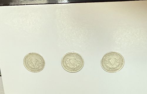 The Last Three Liberty V Nickels Collection 3-Coin Set - For Sale, Buy ...