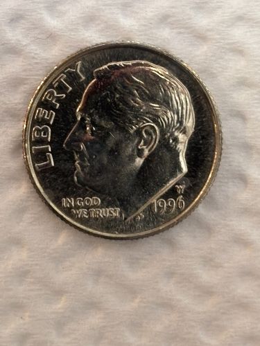 1996 W Roosevelt Dimes: West Point Mint Mark - For Sale, Buy Now Online ...
