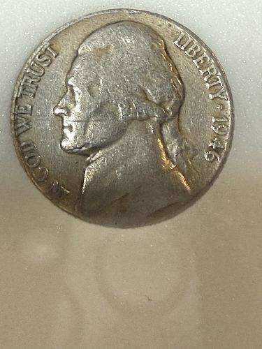 1946 P Jefferson Nickel 5 cent Coin Low Mintage, No Mint Mark Slabbed ...