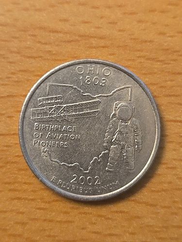 2002 D - Ohio State Quarter - For Sale, Buy Now Online - Item #903154