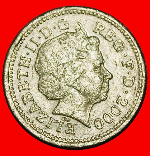 DRAGON: GREAT BRITAIN ★ 1 POUND 2000! ELIZABETH II (1953-2022) - For ...