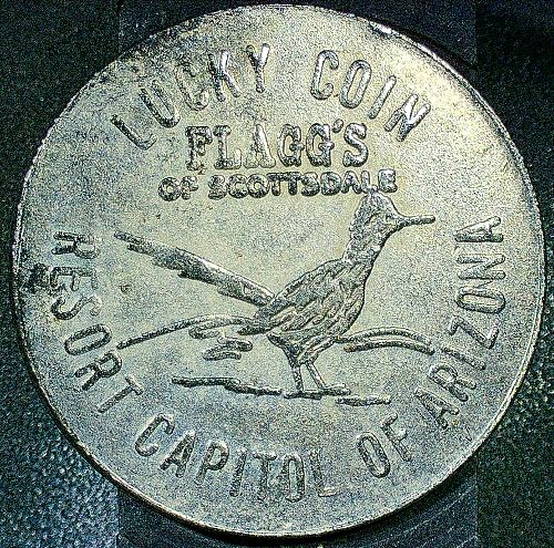 MEDAL / COIN: FLAGG'S of SCOTTSDALE "LUCKY COIN" ARIZONA - For Sale ...