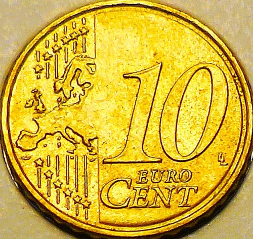 2007 RF 10 Euro Cent - For Sale, Buy Now Online - Item #923390